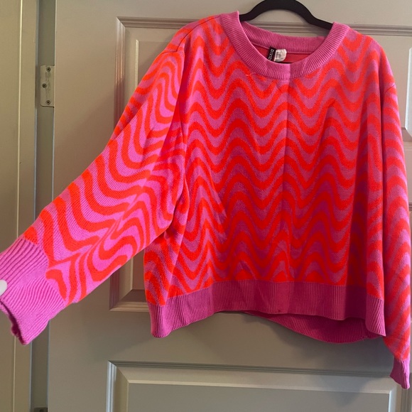 H&M | Sweaters | Neon Sweater | Poshmark